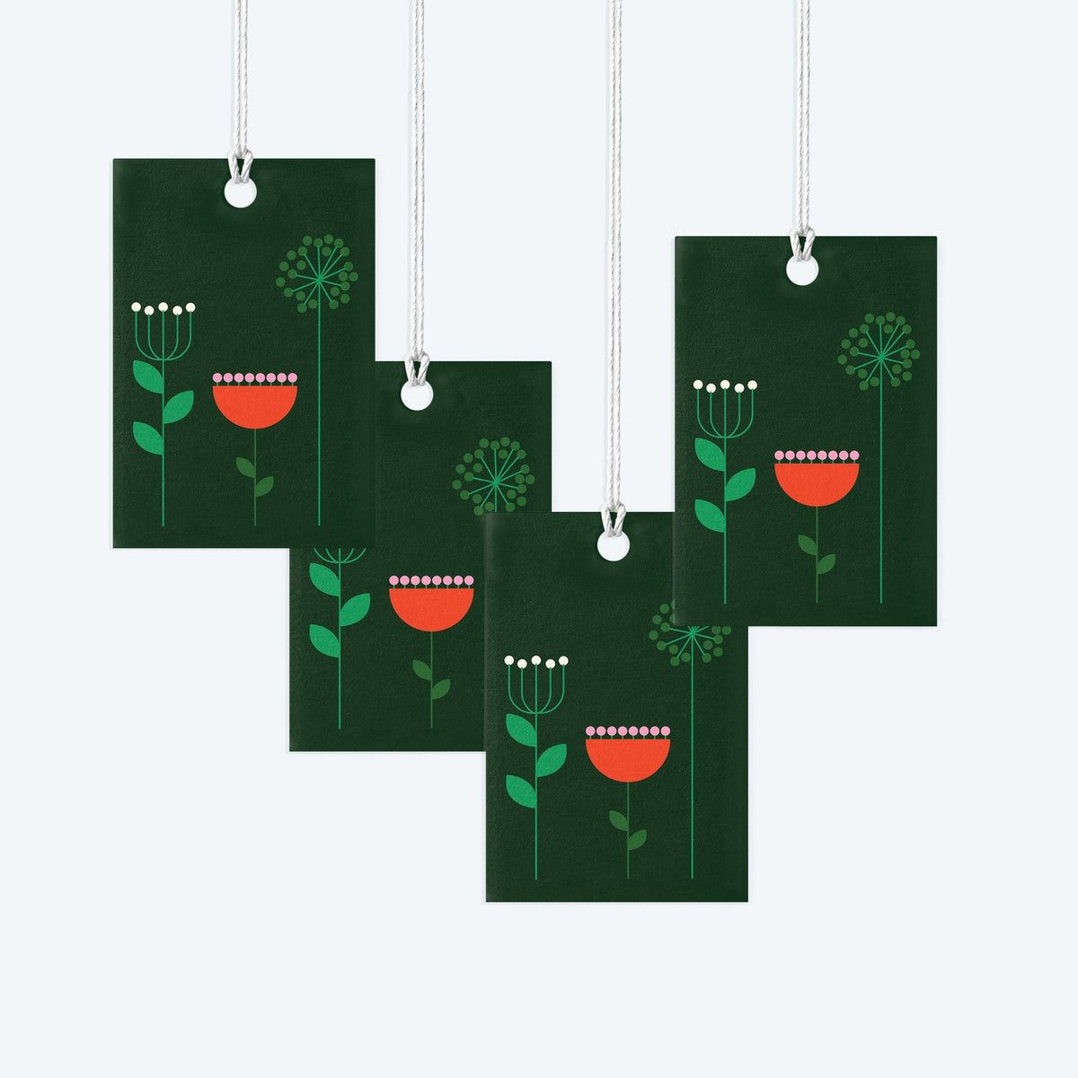 Festive Bloom — Christmas Gift Tags Pack – Storigraphic