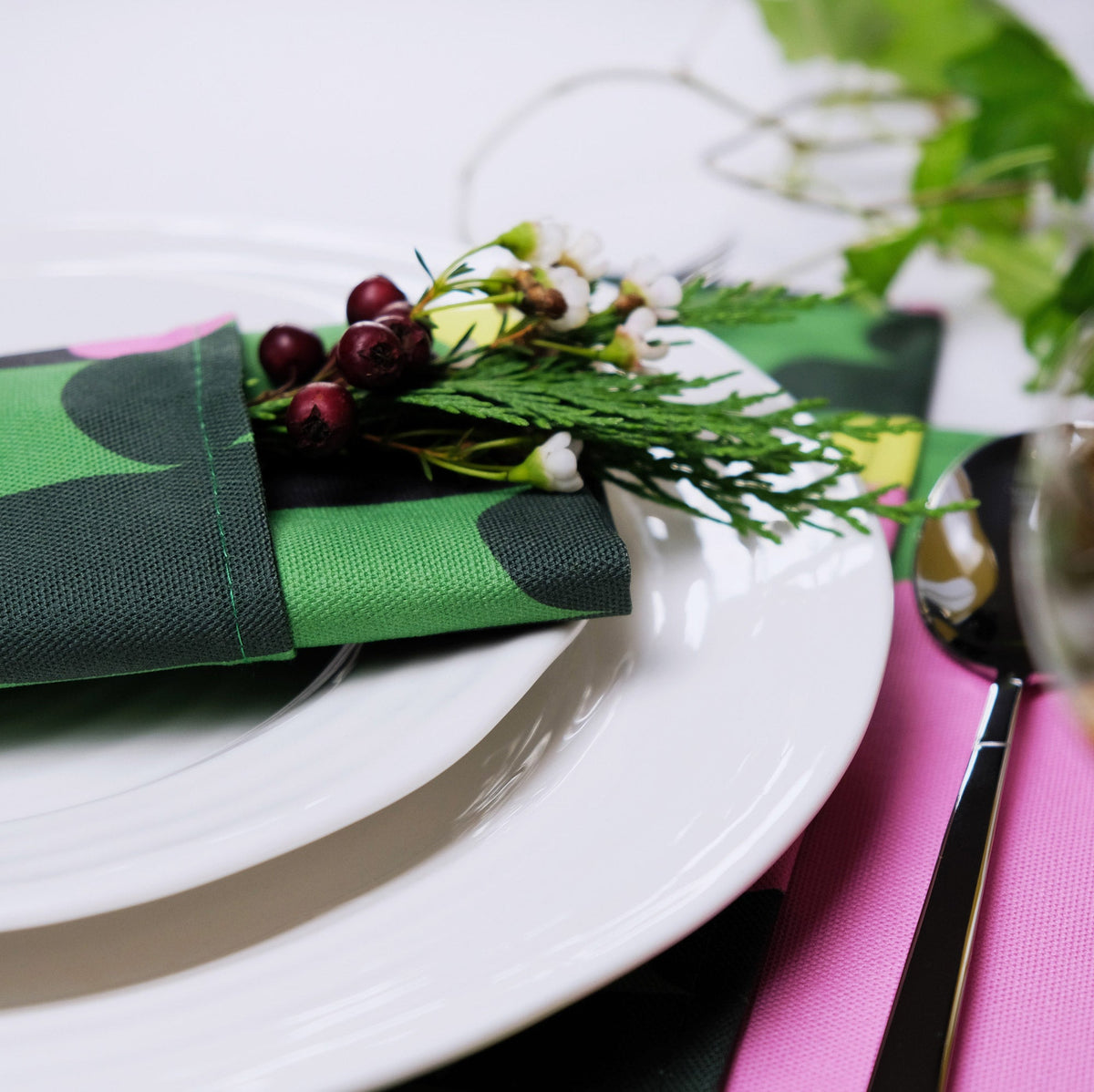 Stylish table napkin sets sustainably handmade in the UK – Storigraphic