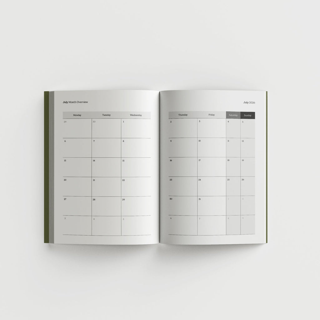 2026 Weekly Dated Diary | Symphony Series 1 | A5 208 pages – Storigraphic