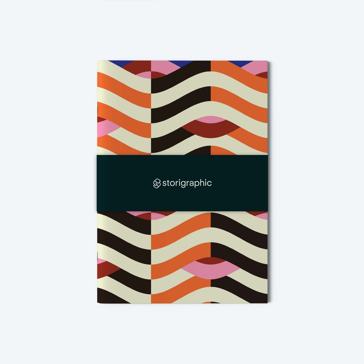Set of 2 Notebooks with Belly Band — Kinetic Series — A5, Lined and Do ...